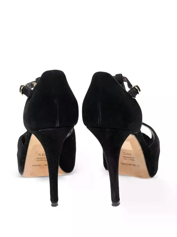 Dolce & Gabbana 110mm Suede Leather Sandals