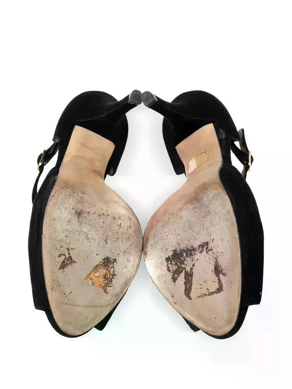 Dolce & Gabbana 110mm Suede Leather Sandals