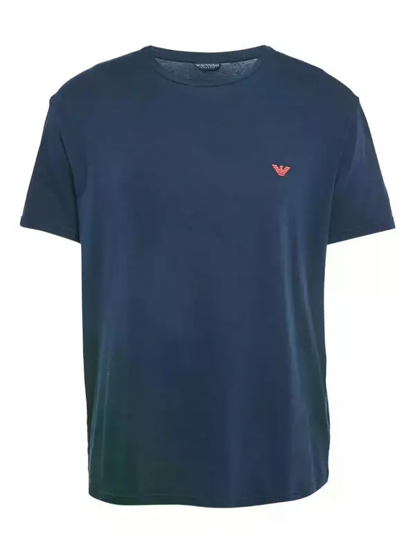 Emporio Armani Logo-print T-shirt - Blue