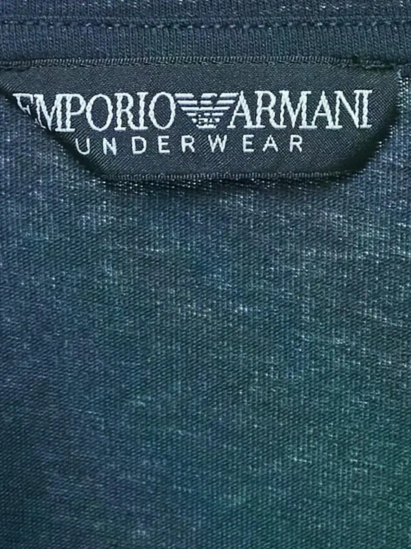 Emporio Armani Logo-print T-shirt - Blue