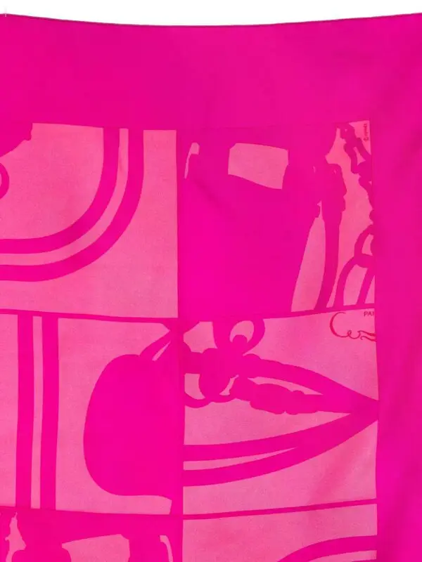 Hermès 2003 X Hugo Grygkar Scarf - Pink