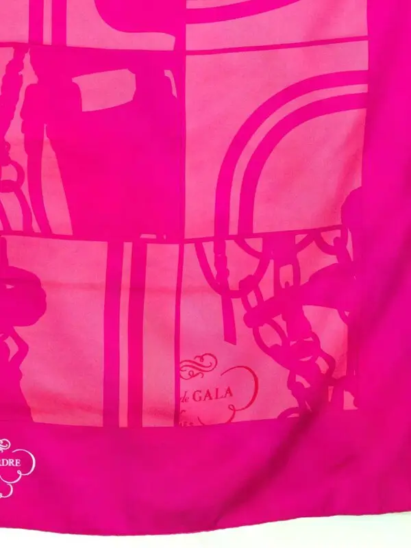 Hermès 2003 X Hugo Grygkar Scarf - Pink