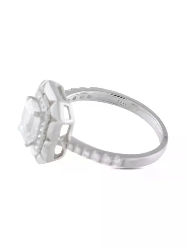 LB EXCLUSIVE 18k White Gold Diamond Ring
