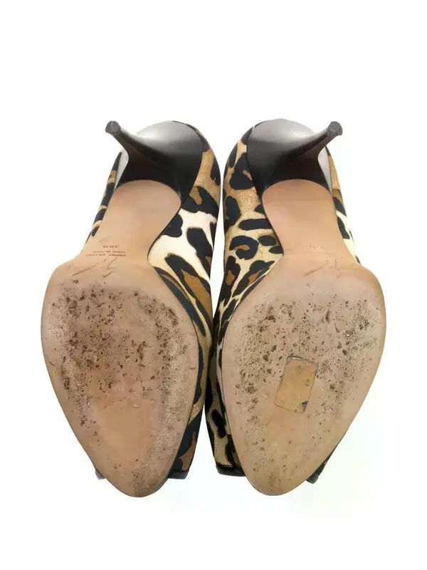 GIUSEPPE ZANOTTI 110mm Leather Heeled Pumps