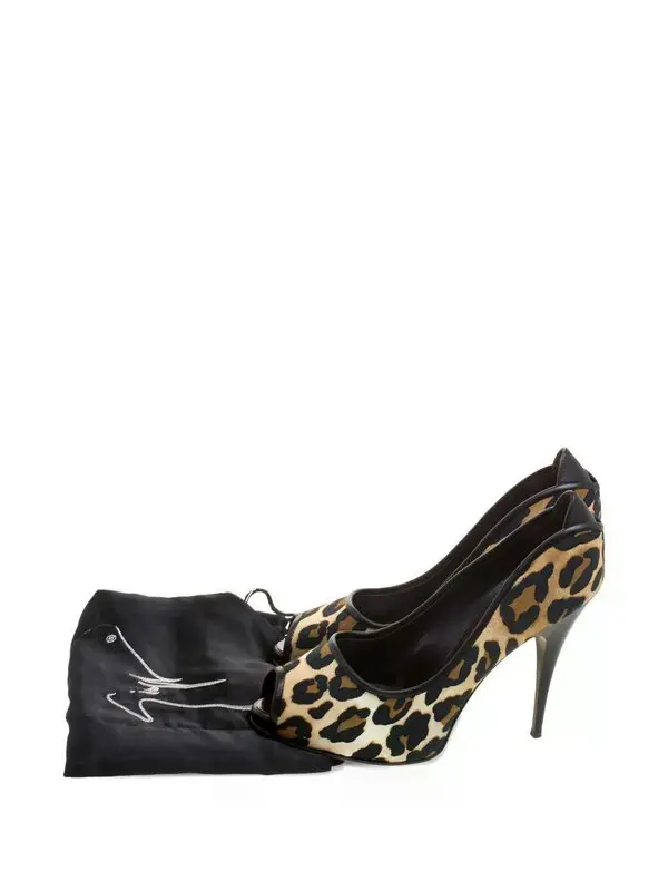GIUSEPPE ZANOTTI 110mm Leather Heeled Pumps