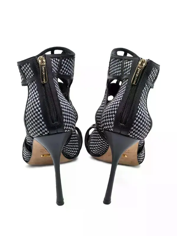 SERGIO ROSSI Vintage 110mm Cut-out Pumps