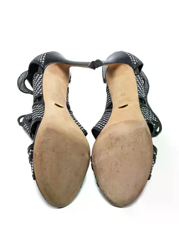 SERGIO ROSSI Vintage 110mm Cut-out Pumps