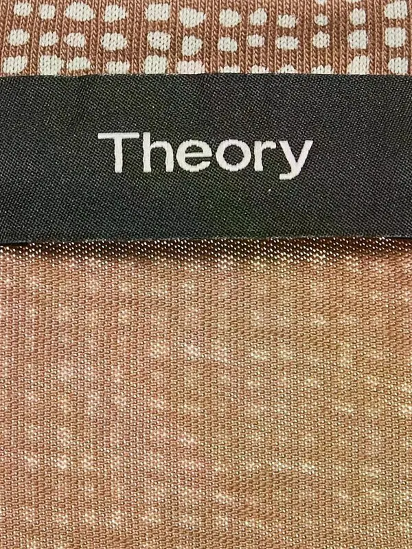 Theory Pre-owned Speckled Cotton T-shirt