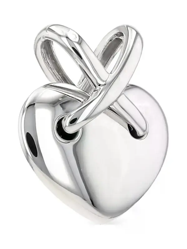 CHAUMET 18k White Gold Lien Heart Pendant