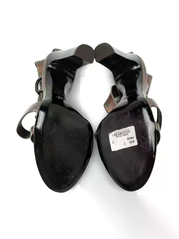 Proenza Schouler 110mm Patent-leather Buckled Sandals