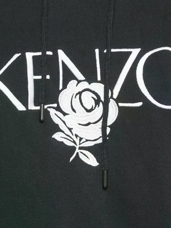 Kenzo Rose-embroidered Hoodie