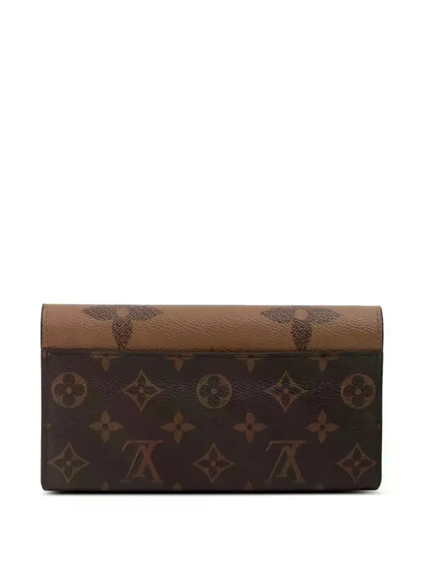 LOUIS VUITTON 2021-2025 Monogram Sarah Reverse Wallet Long Wallets