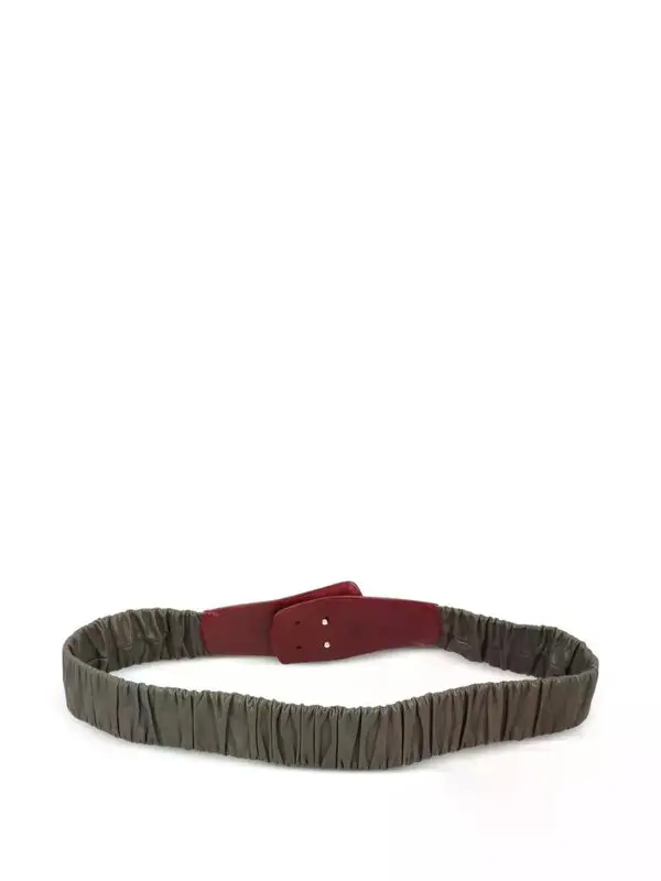 MILA SCHON Leather Elasticated Belt