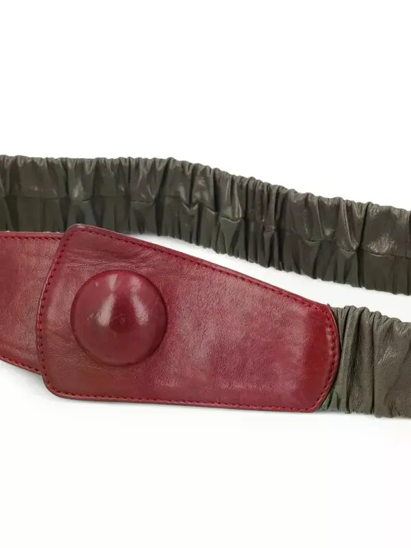 MILA SCHON Leather Elasticated Belt