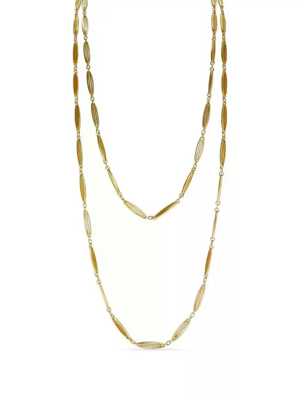 PRAGNELL Belle Epoque Oval Link Necklace - Gold
