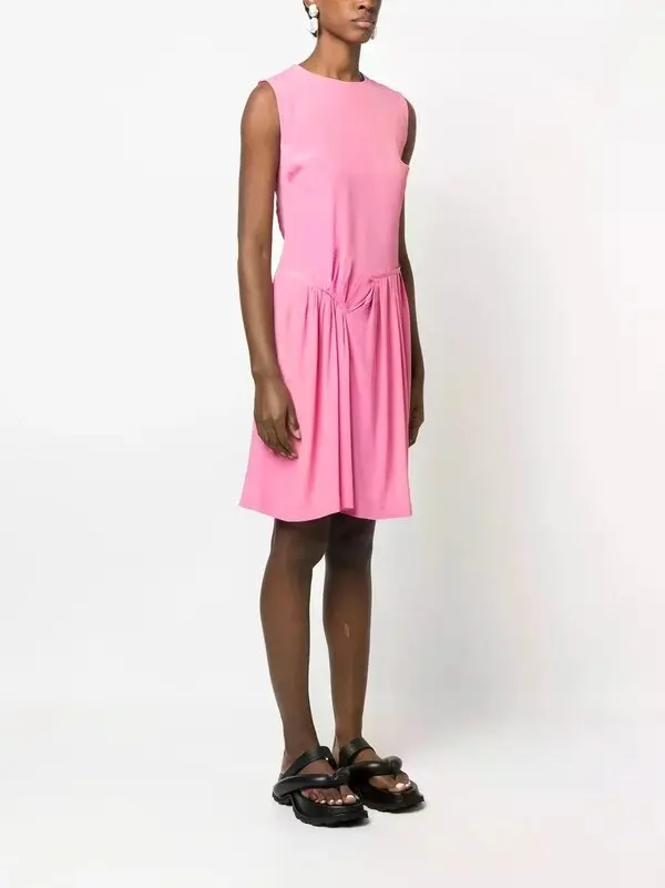 John Galliano Sleeveless Flared Dress