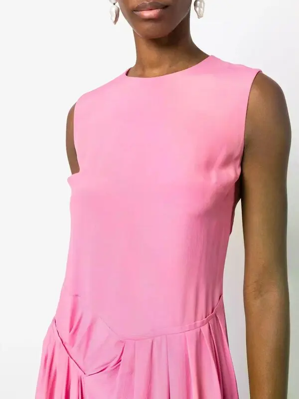 pink 2000s dress Bloom & Bare Backless Sheer Dress – Bella Chix Co main image 1