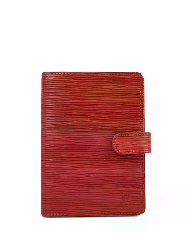 LOUIS VUITTON 2001 Agenda Pm Notebook Cover - Red