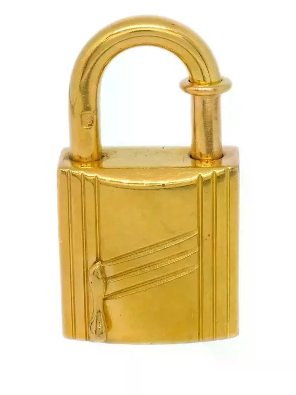 Hermès 1998 'anne Arbre' Padlock Charm - Gold