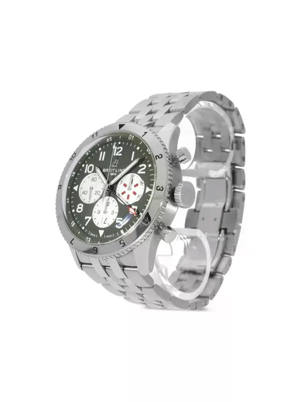 Breitling Super Avi 46mm Chronograph Watch - Green