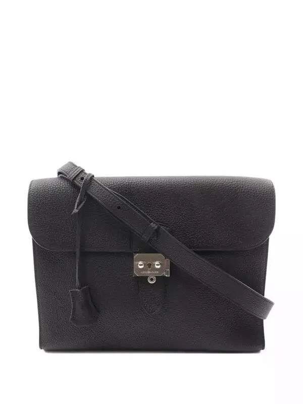 Hermès Sac Adepeche 29 Shoulder Bag - Black
