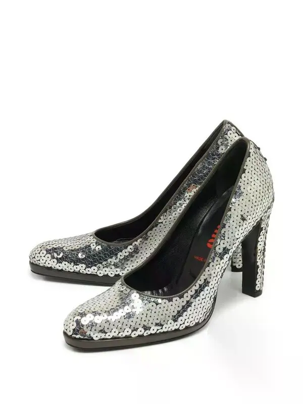 Miu Miu 110mm Sequin-embellished Pumps