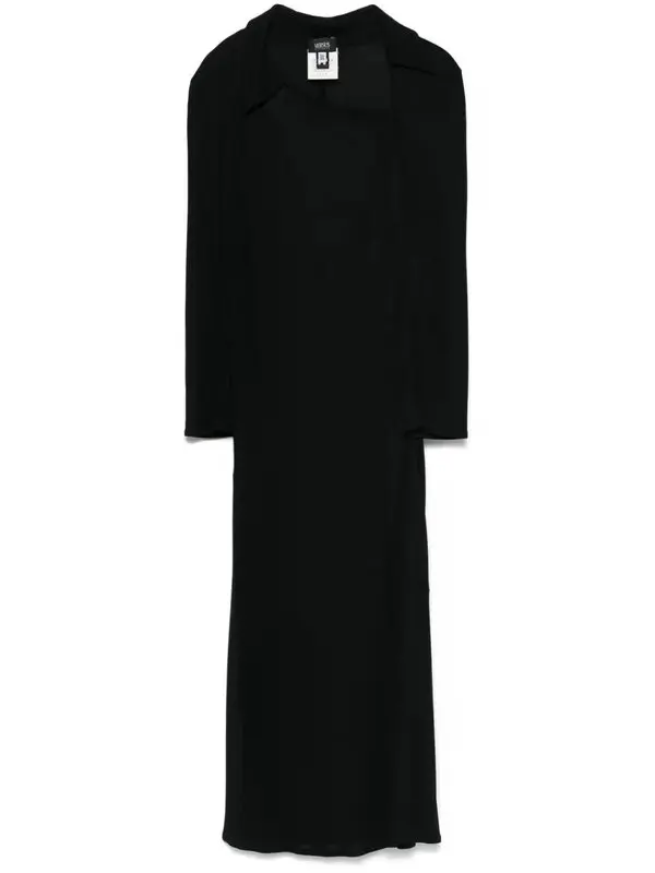 Versace 2000s Asymmetric-neck Midi Dress
