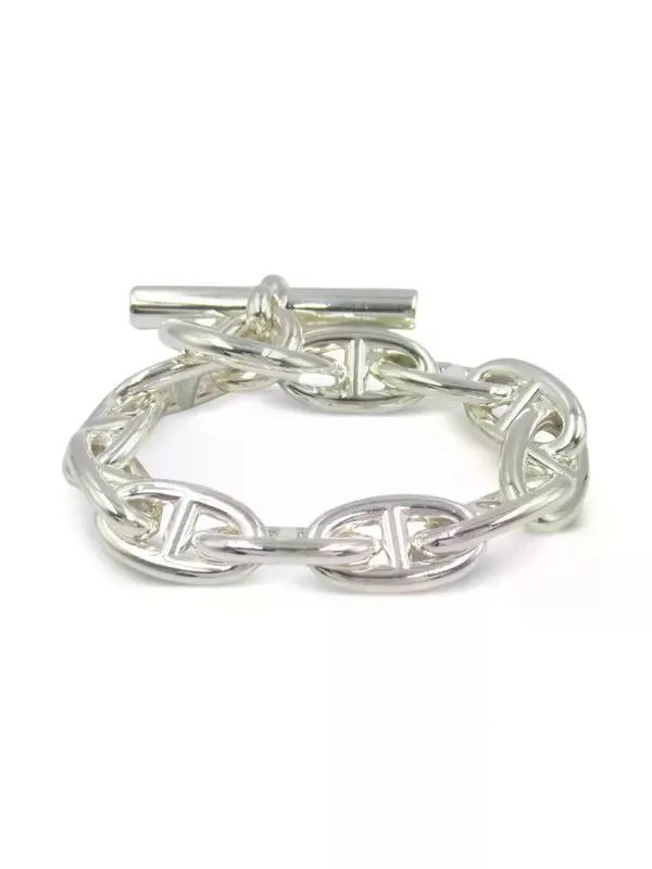 Hermès 2020s Chaîne D'ancre Gm Bracelet - Silver