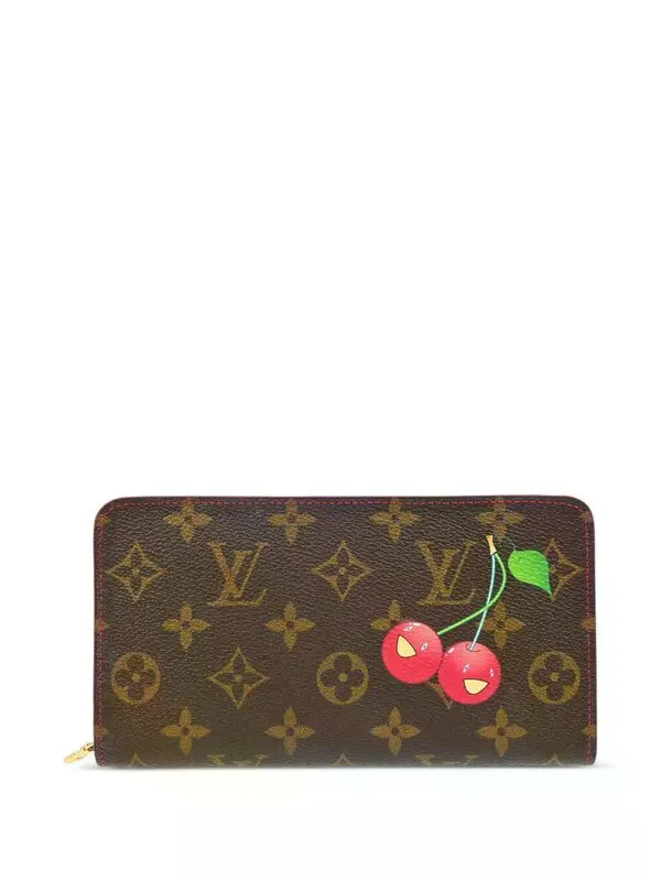 LOUIS VUITTON X Takashi Murakami 2005 Monogram Cherry Wallet - Brown
