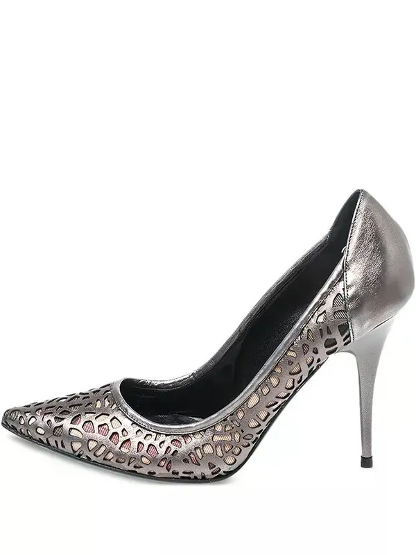 Burberry 110mm Nova Check Heeled Pumps