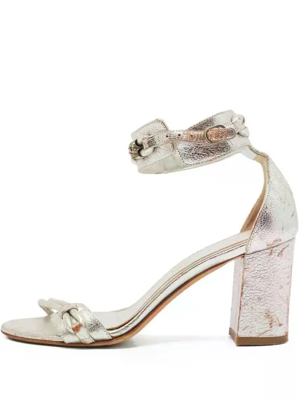 Alexander McQueen 60mm Leather Ankle-strap Sandals