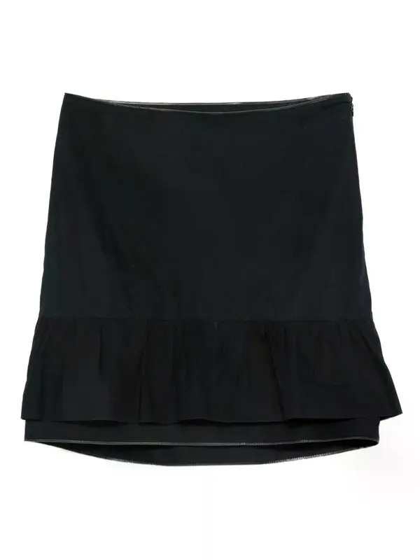Marni 2000s Ruffled-hem Mini Skirt