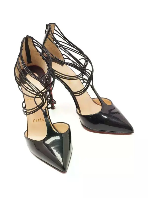 CHRISTIAN LOUBOUTIN 110mm Leather Heeled Sandals