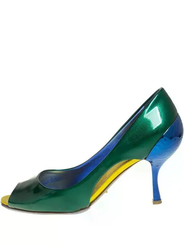 SERGIO ROSSI 80mm Leather Heeled Pumps