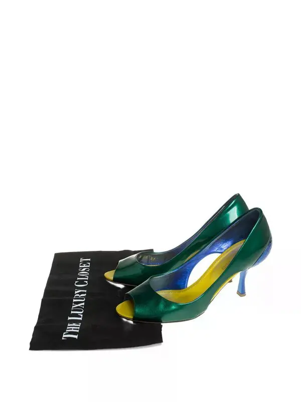 SERGIO ROSSI 80mm Leather Heeled Pumps