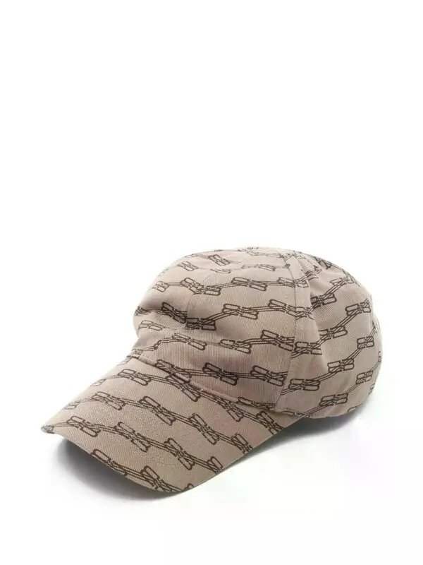 Balenciaga Monogram Chain Cap - Neutrals