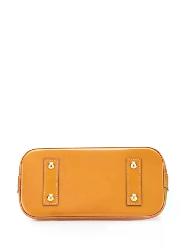 LOUIS VUITTON Monogram Vernis Alma Bb Satchel