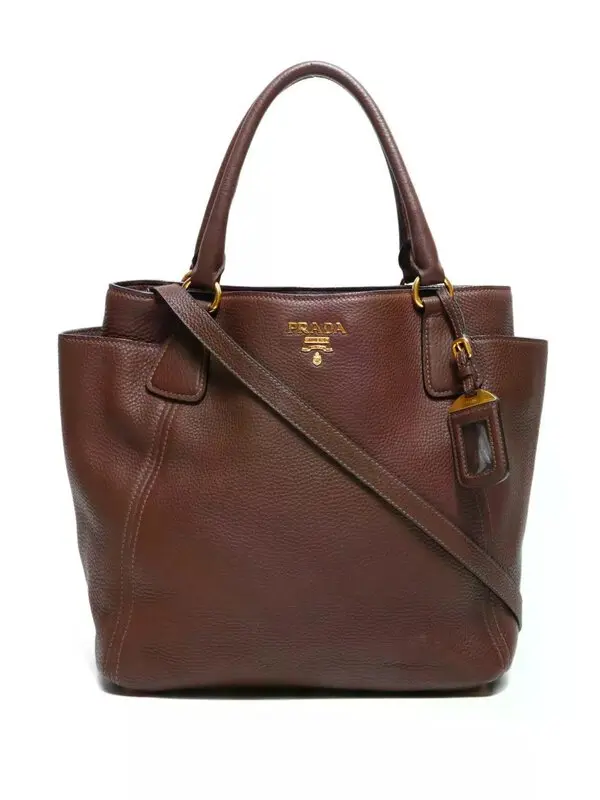 Prada 2000-2020 Leather Tote Bag