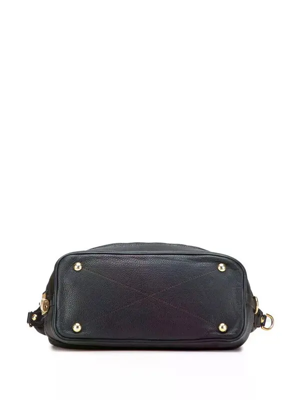 LOUIS VUITTON 2010 Monogram Mahina Stellar Pm Satchel - Black