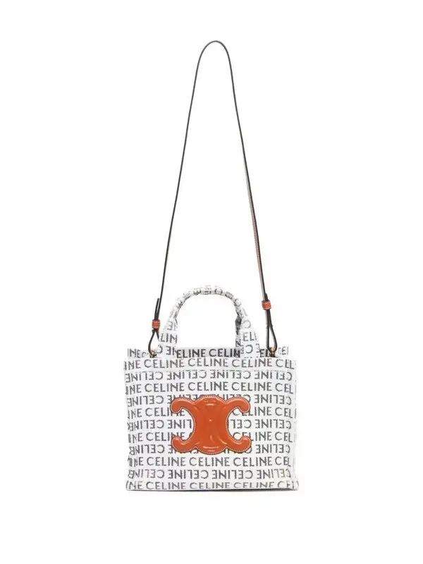 Celine Cabas Thais Tote Bag - White