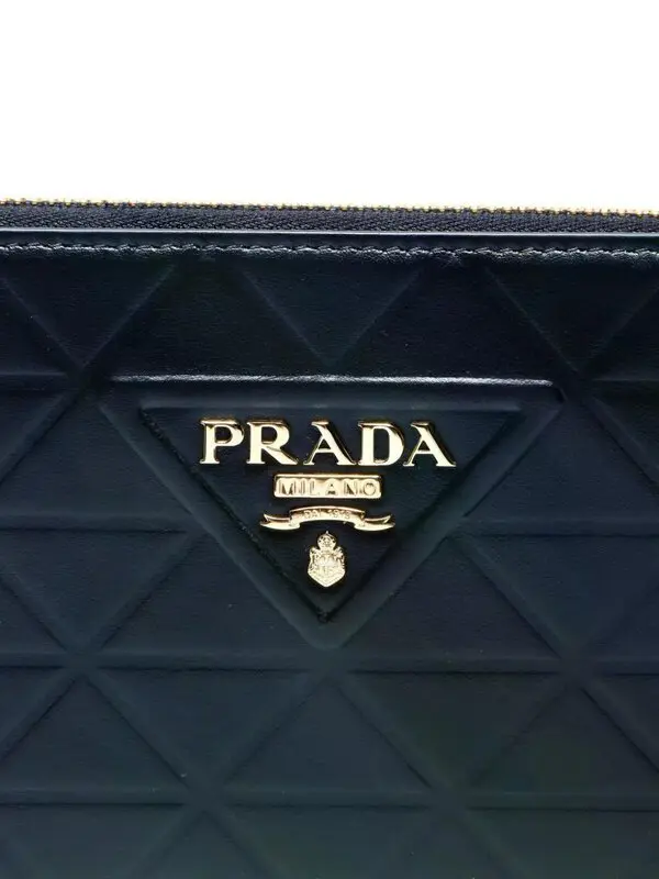 Prada 2020-2025 Triangle-logo Zip Wallet