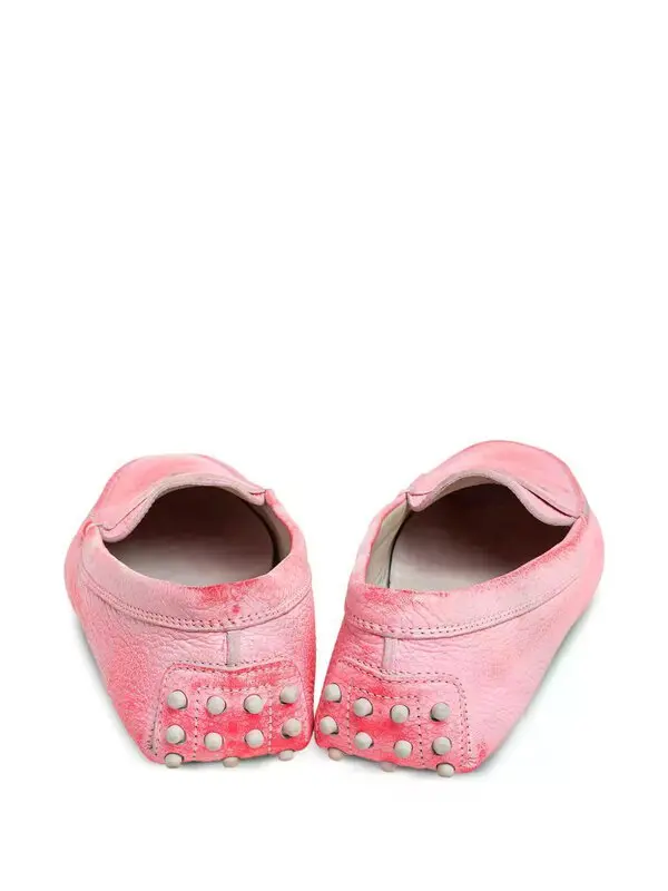 TOD'S Leather Loafers - Pink