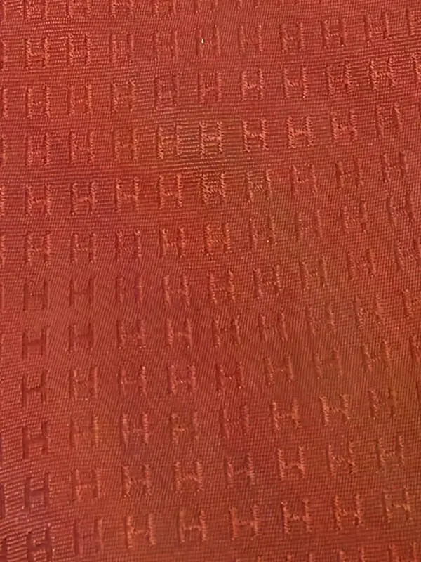 Hermès Faconnee H Pattern Tie - Brown