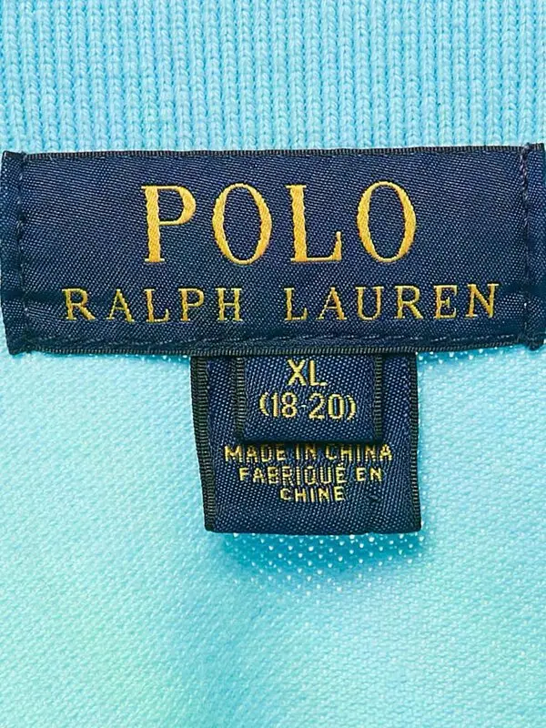 Polo Ralph Lauren Polo Pony-embroidered Polo Top - Blue