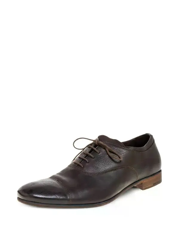 Prada Leather Oxford Shoes