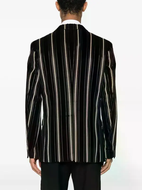 Dolce & Gabbana 2000s Peaked Lapels Striped Blazer