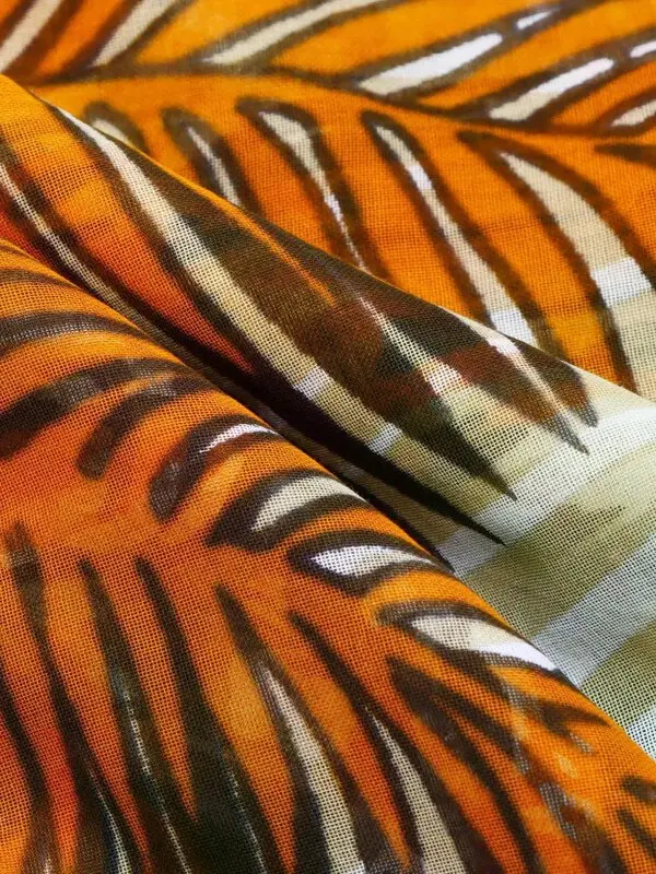 Hermès 1990s Tiger-print Scarf