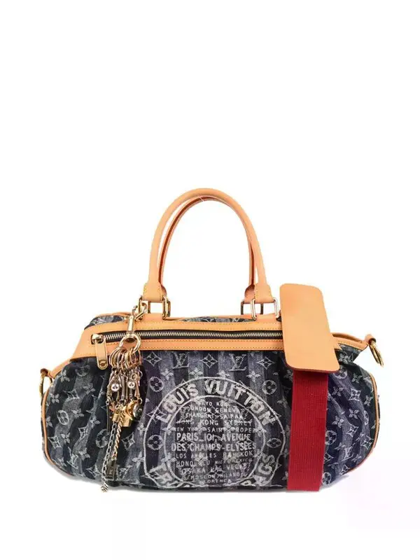 LOUIS VUITTON 2006 Cabas Raye Gm Tote Bag