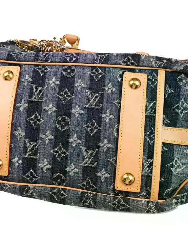 LOUIS VUITTON 2006 Cabas Raye Gm Tote Bag