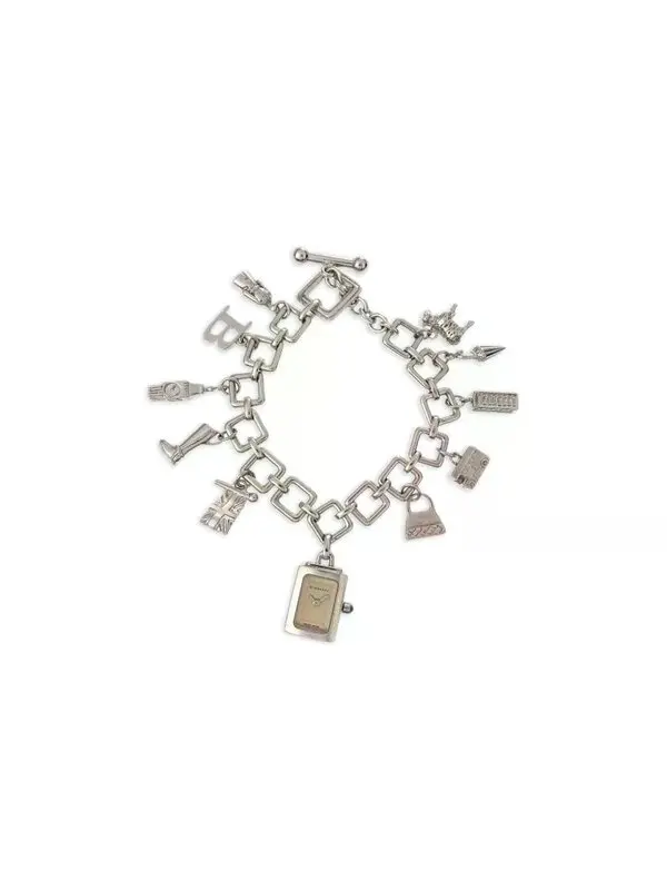 Burberry 1990-2000s Signature Charm 18mm - Silver